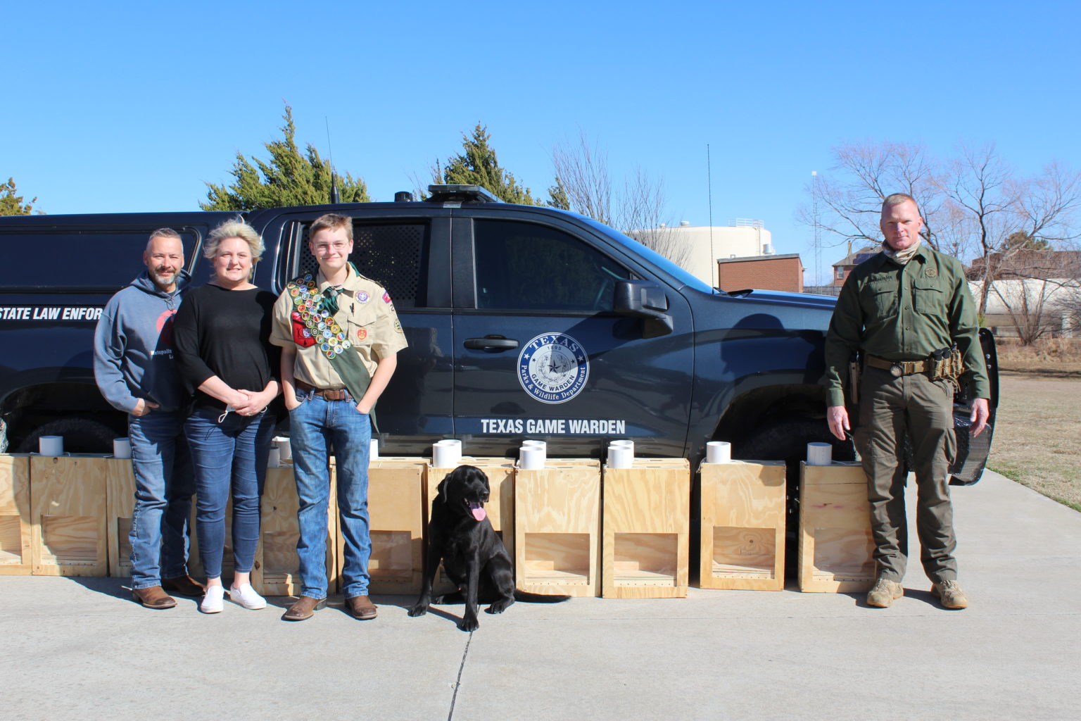 Eagle Scout Supports Texas Game Warden K-9 Team - Gear Up for Game Wardens